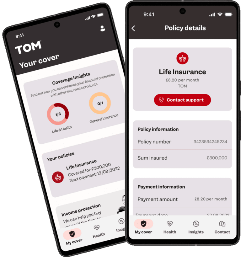 Life Insurance | Prices from £5pm | Start Online | Tom